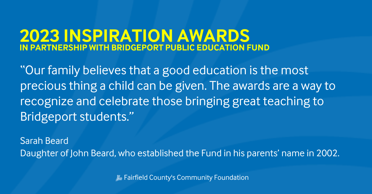 Bridgeport’s Best Teachers Will Be Recognized at the 2023 Inspiration ...